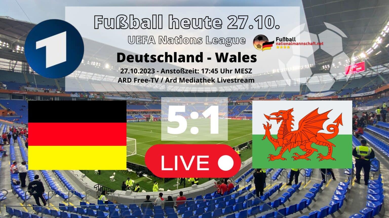 Wales Gegen Deutschland Live Stream
