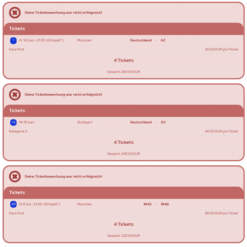 EM-Ticketvergabe: Wann gibt es wieder EM Tickets?