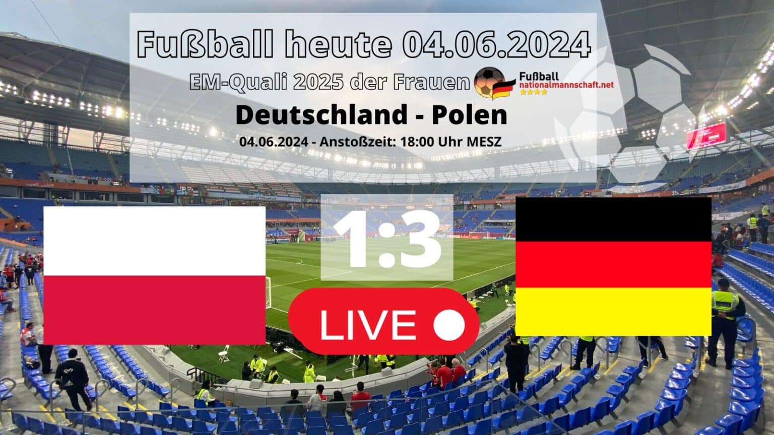 Frauenfußball Ergebnis: 3:1 gegen Polen! DFB Frauen lösen das EM-Ticket ...
