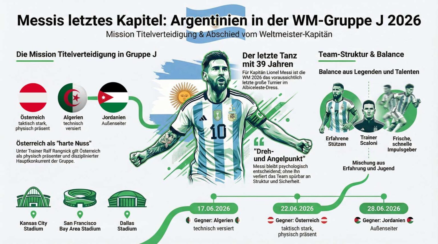 WM 2026 Gruppe J Spielplan & Tabelle mit Argentinien & Österreich