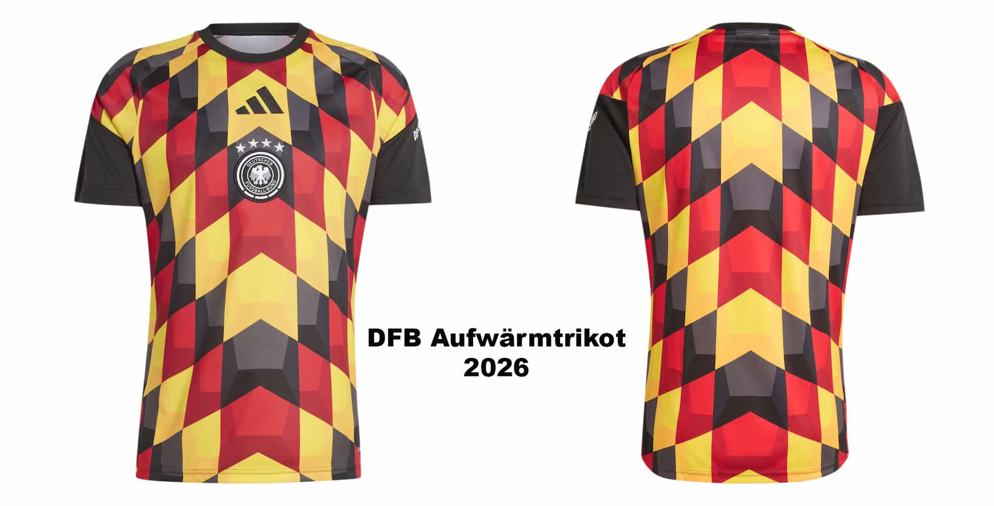 Das neue Deutschland Aufwärmtrikot zur WM 2026 ist da: DFB im Schwarz ...