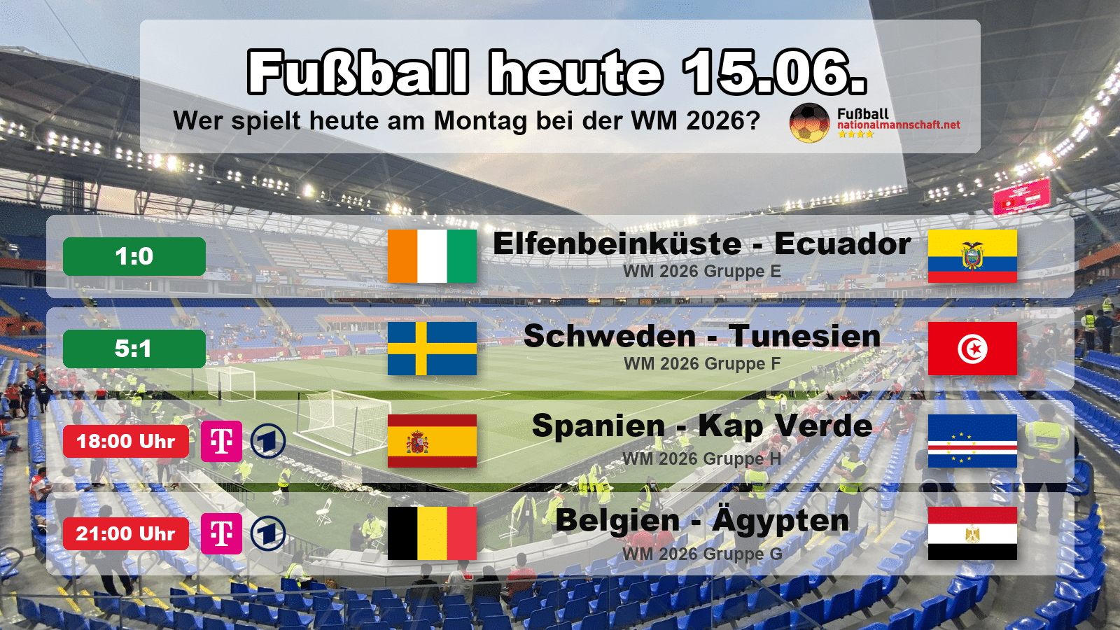 WM 2026 heute