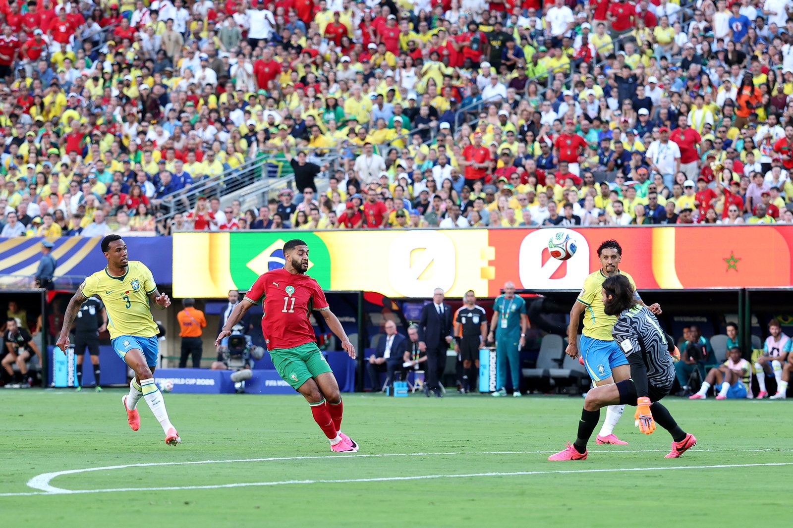 Fußball heute Offizielle Aufstellungen - Brasilien gegen Marokko bei ...